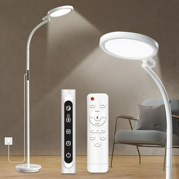 Light rapy Lamp, LED 10000 Lux Floor Happy Light, UV-Free Sun Lamp with ...