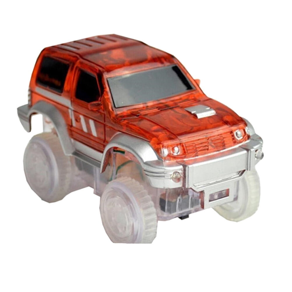 Light up Car Toy Tracks STEM Learning Building Cars Electric - Walmart.com