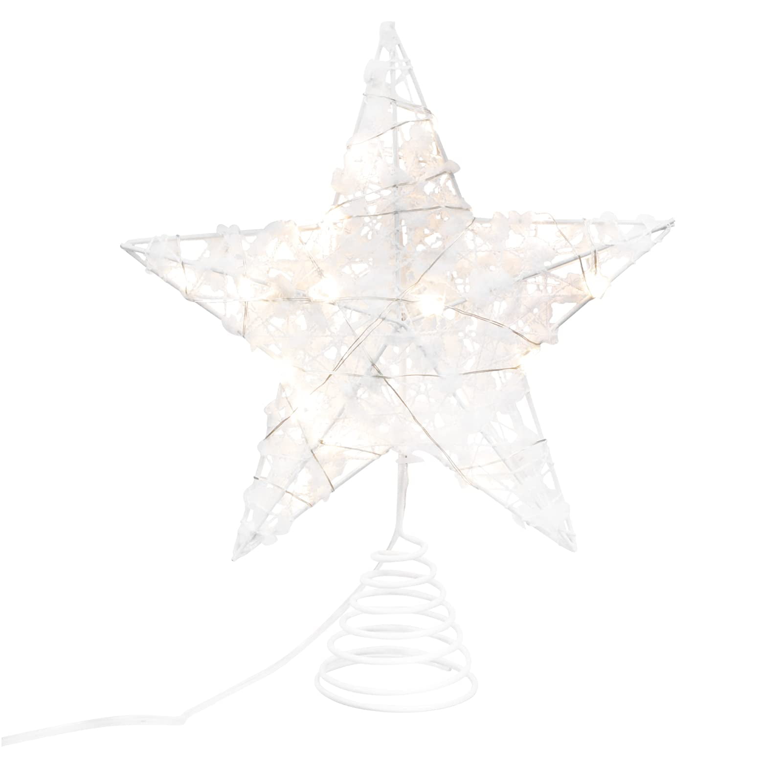 Light up Christmas Tree Star LED Star Tree Topper Tree Top Sparkling ...