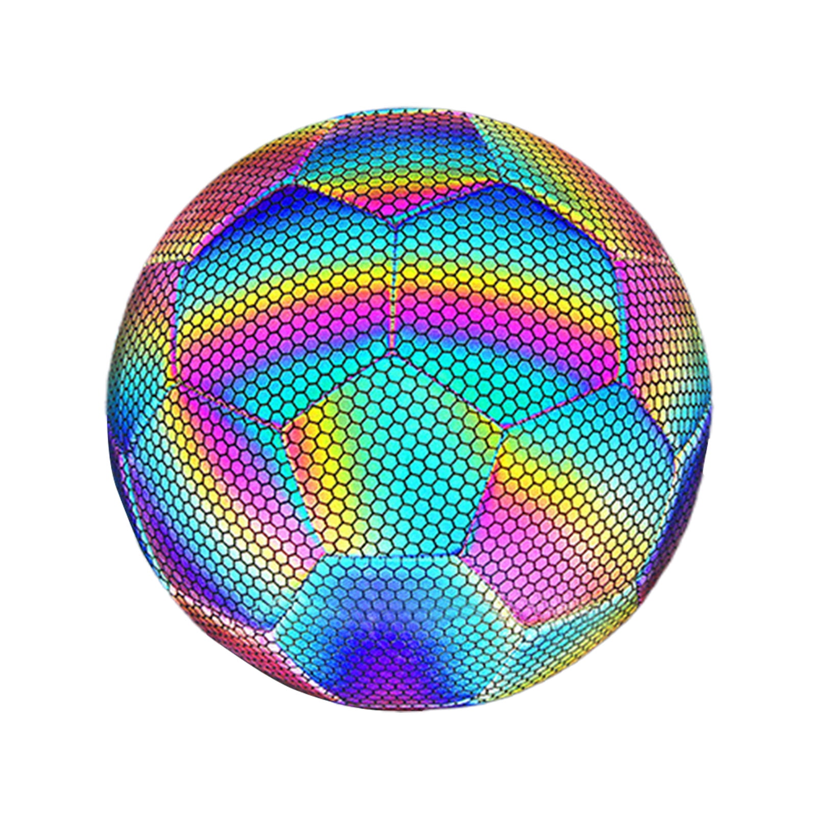 Glow In The Dark Basketball Football, Holographic Reflective Glowing ...