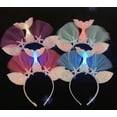 LED Mermaid Headband Glitter, Flashing Tail, Under Sea Party Favors ...