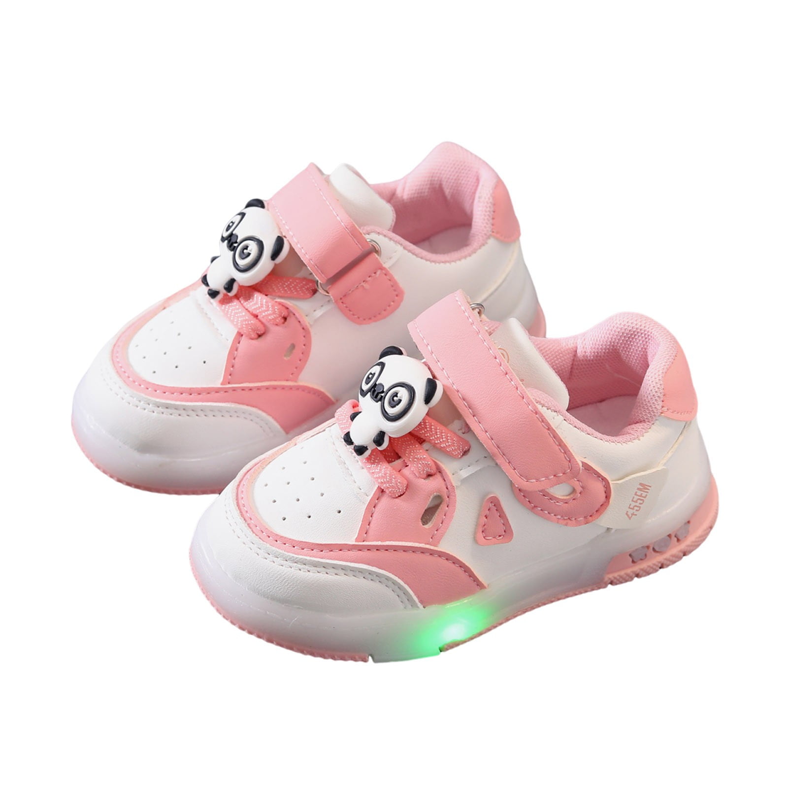 Light up Panda Fashion Sneakers for Boys Girls Toddler Kids Cute Animal ...