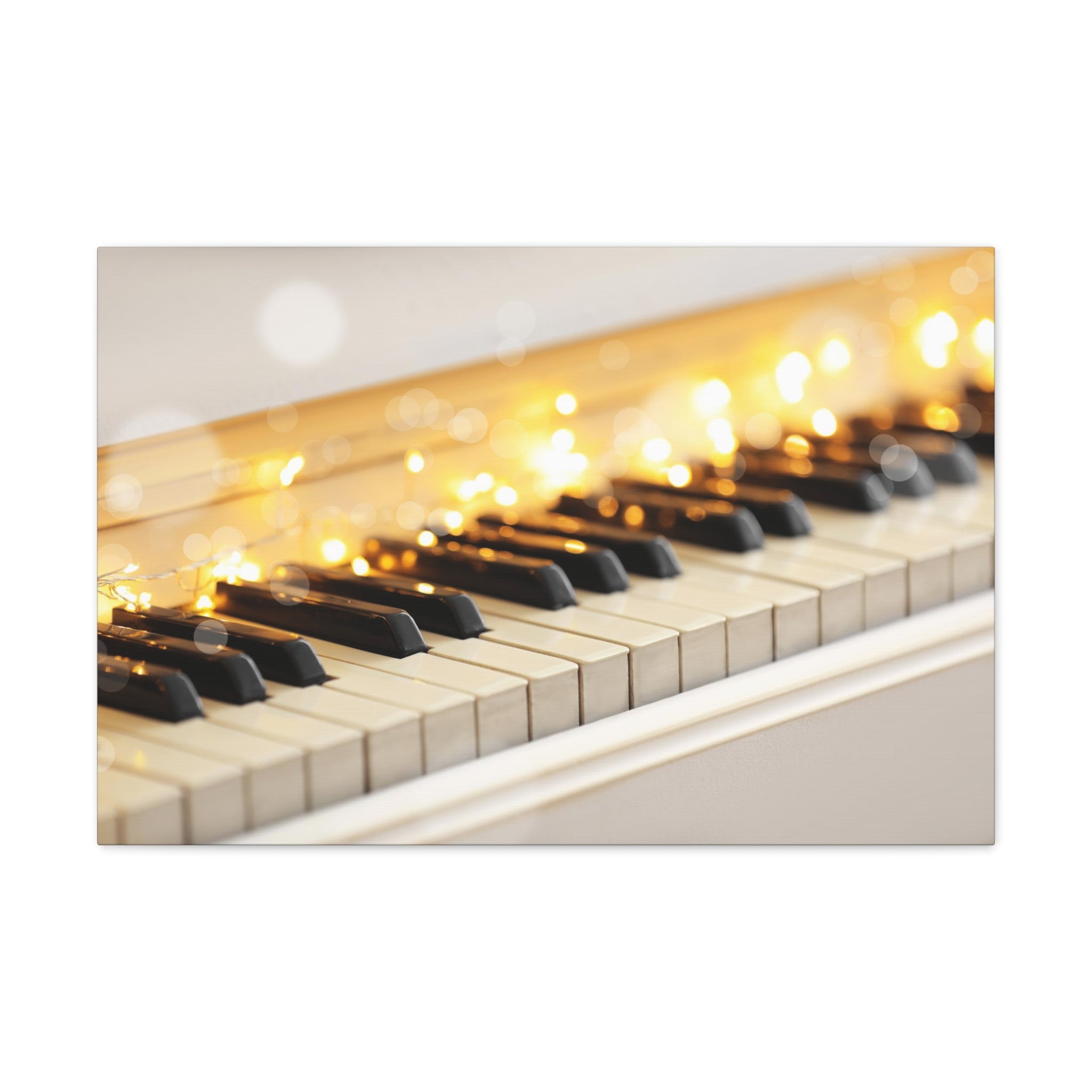 Light up Piano Keys Music Lover's Delight Piano Keyboard Canvas Wall ...