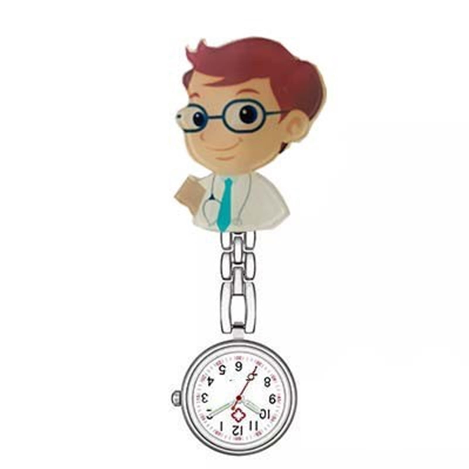 Light weight Alloys Nurse Pocket Watch with Easy Clip Attachment ...