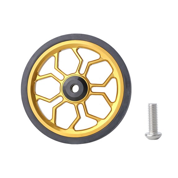 Light weight Folding Wheel Rubber Tire Quiet Rolling For Easy Transport ...
