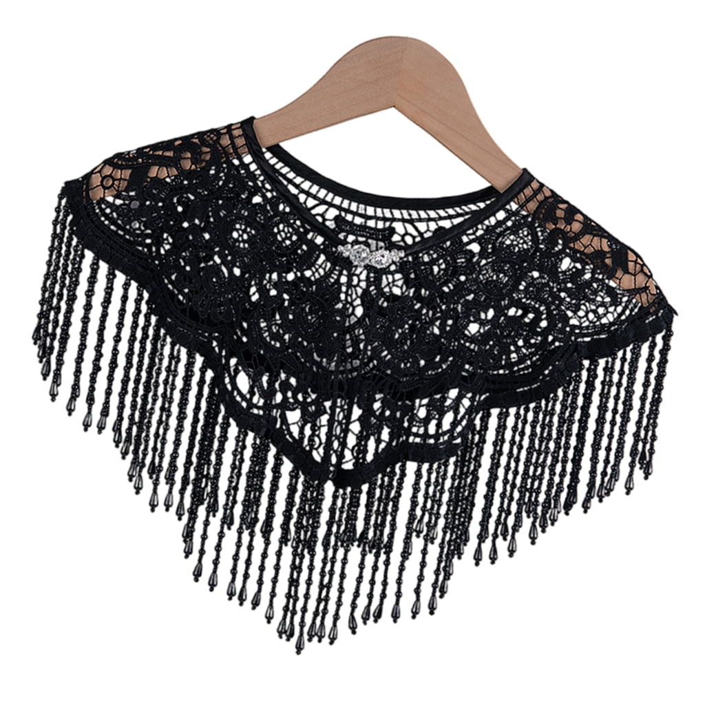 Light weight Pearls Embellished Capes Shoulder Wrap Fashion Sun ...
