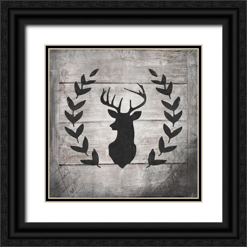 LightBoxJournal 12x12 Black Ornate Wood Framed with Double Matting ...