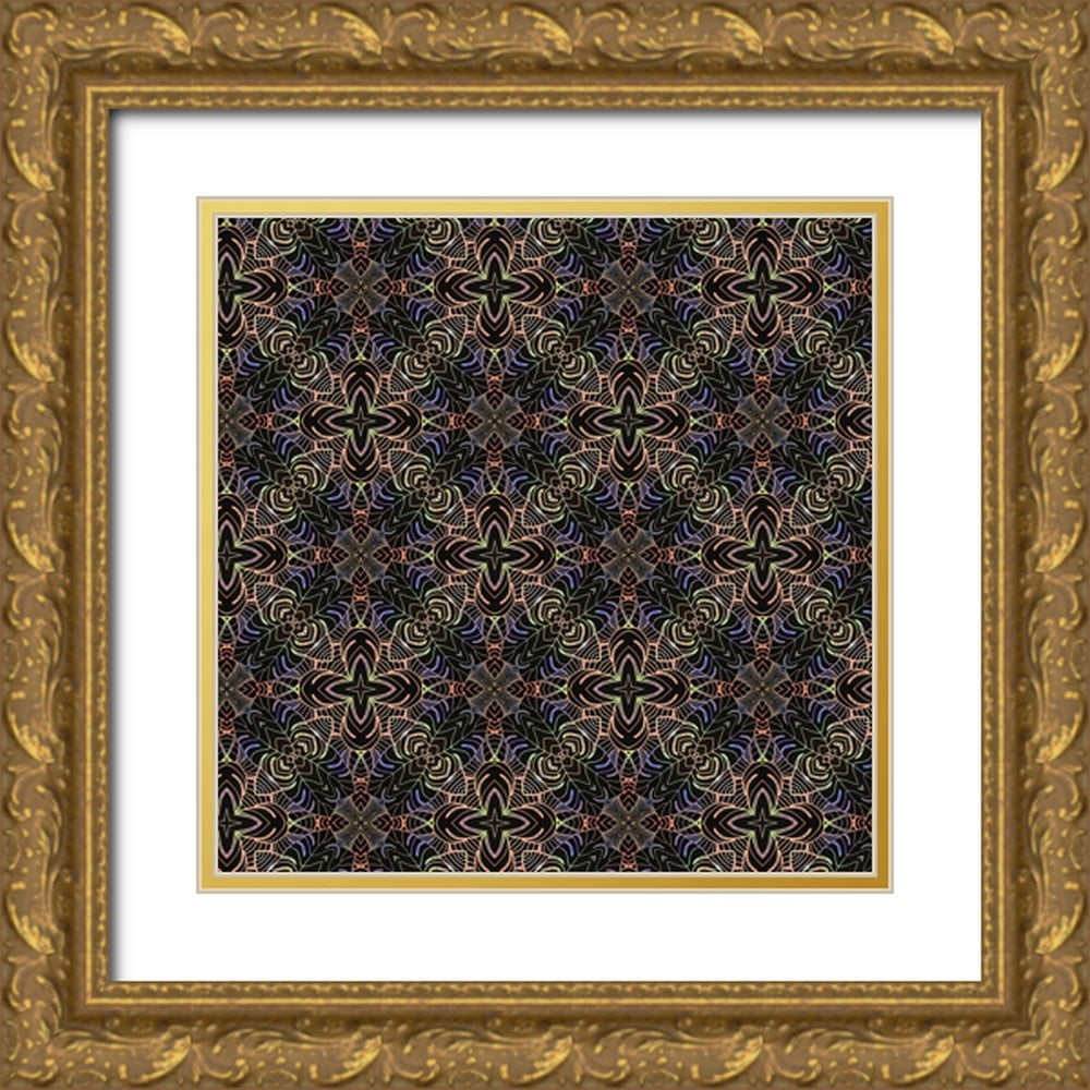LightBoxJournal 12x12 Gold Ornate Wood Framed with Double Matting Museum Art Print Titled - BoHo ...