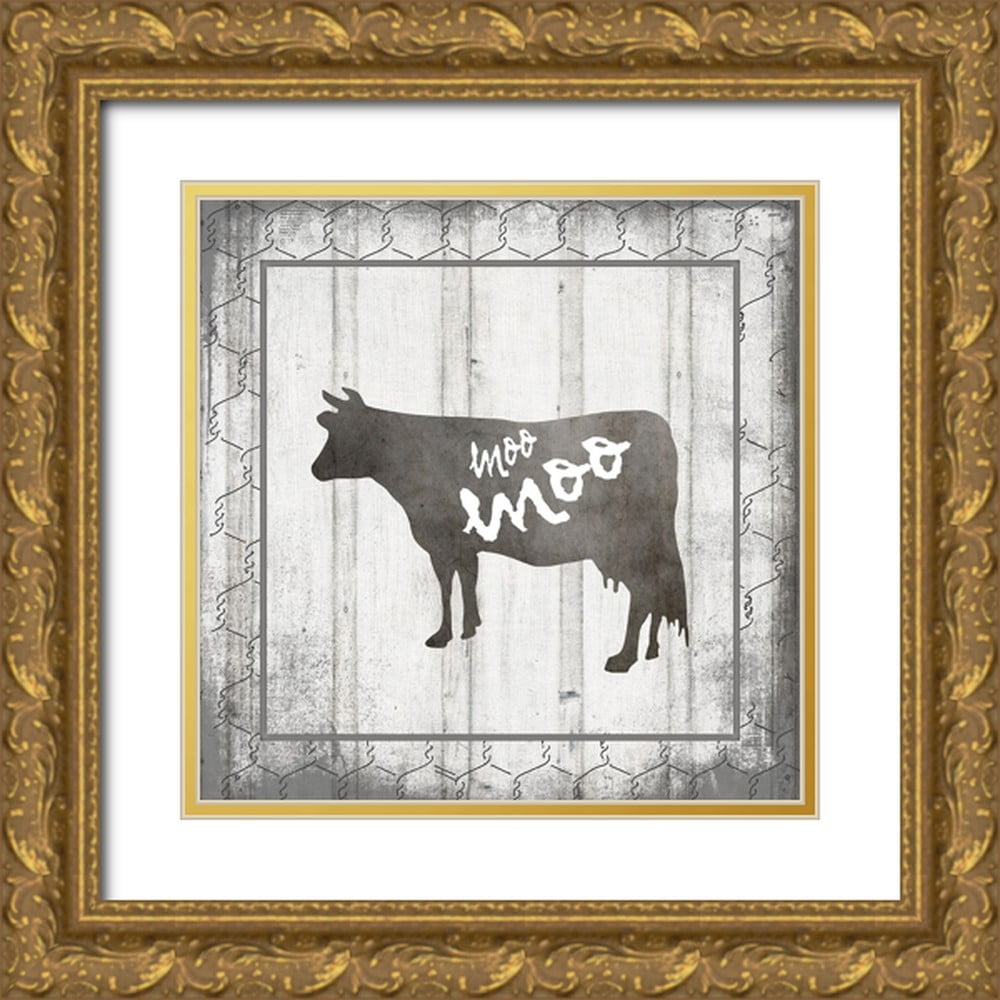 LightBoxJournal 12x12 Gold Ornate Wood Framed with Double Matting ...