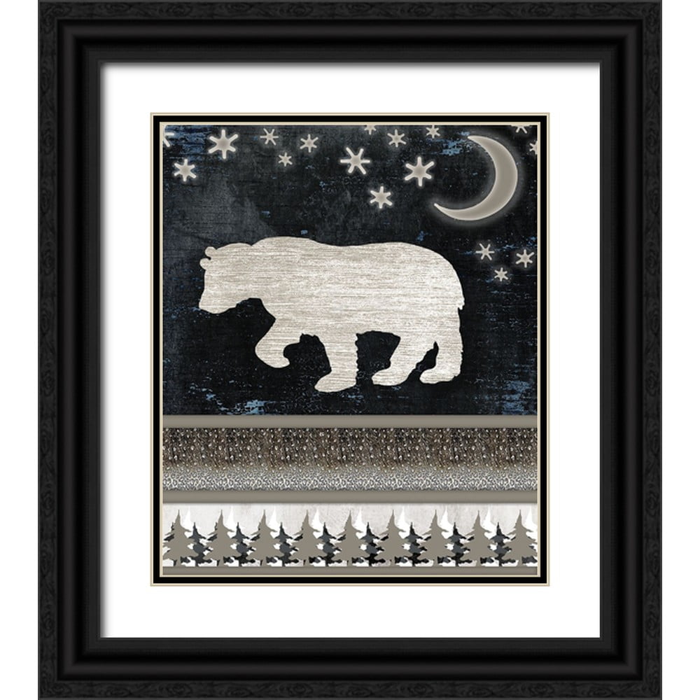 LightBoxJournal 12x14 Black Ornate Wood Framed with Double Matting ...