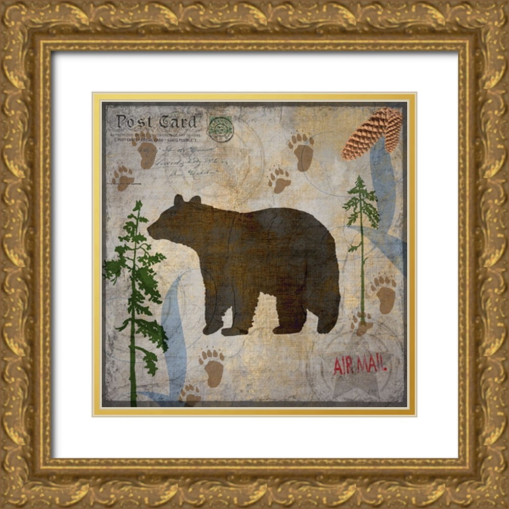 LightBoxJournal 20x20 Gold Ornate Wood Framed with Double Matting ...