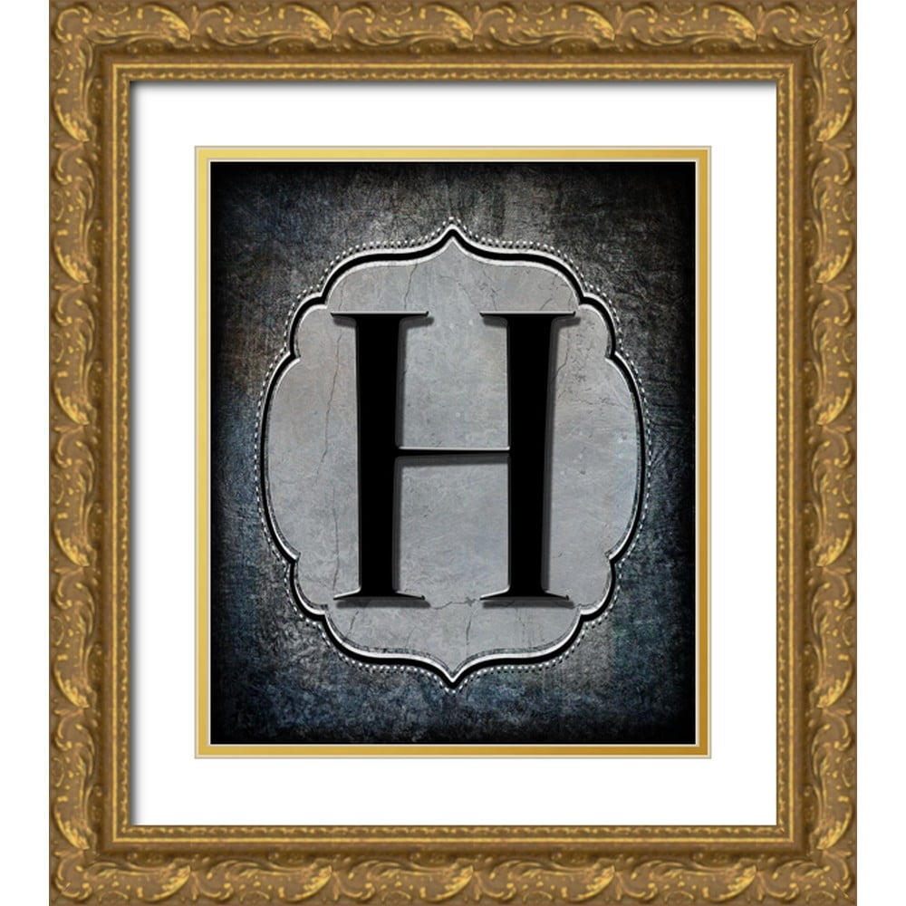 LightBoxJournal 20x23 Gold Ornate Wood Framed with Double Matting ...