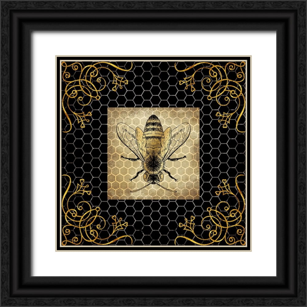LightBoxJournal 26x26 Black Ornate Wood Framed with Double Matting ...