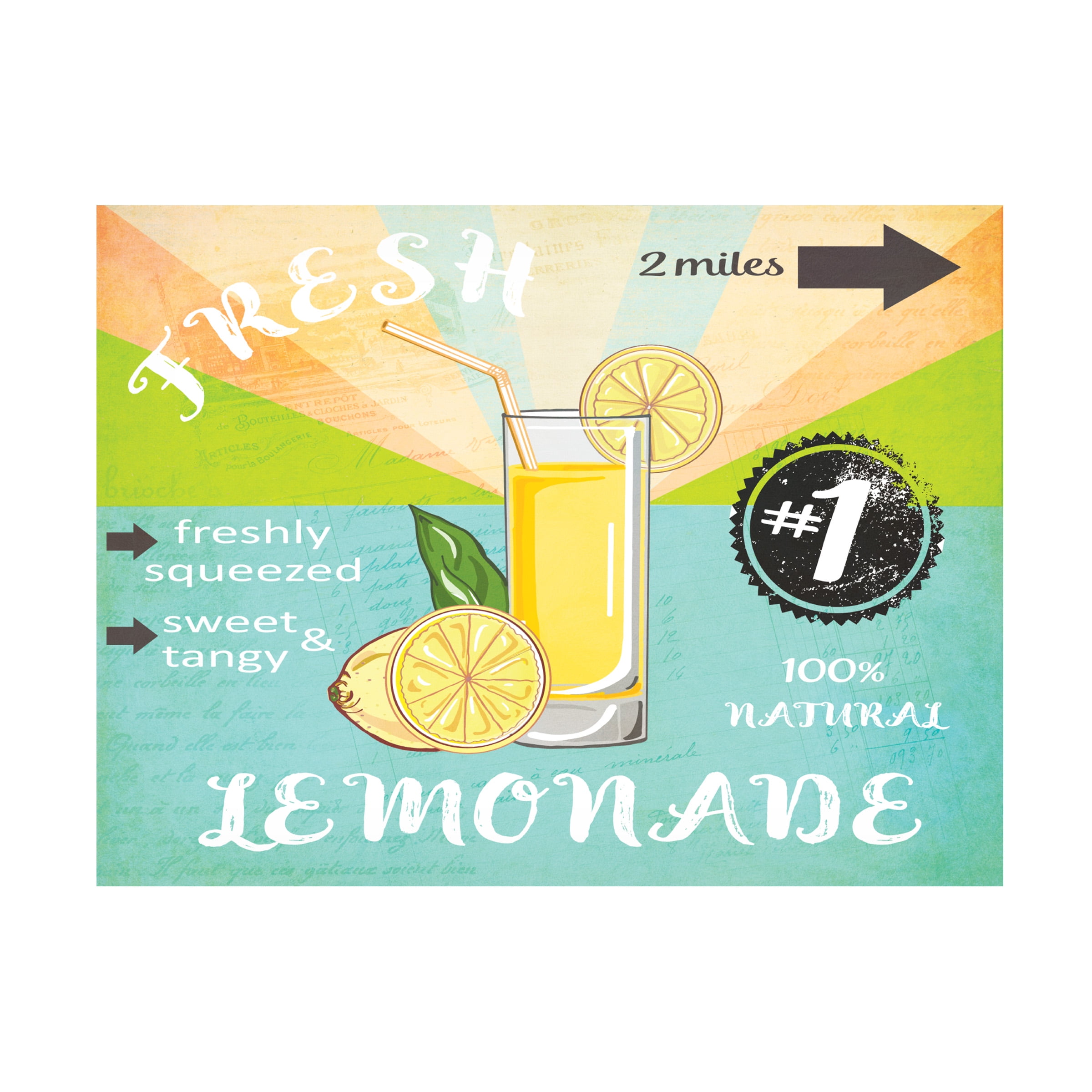 LightBoxJournal 'Simply Lemonade 1' Canvas Art - Walmart.com
