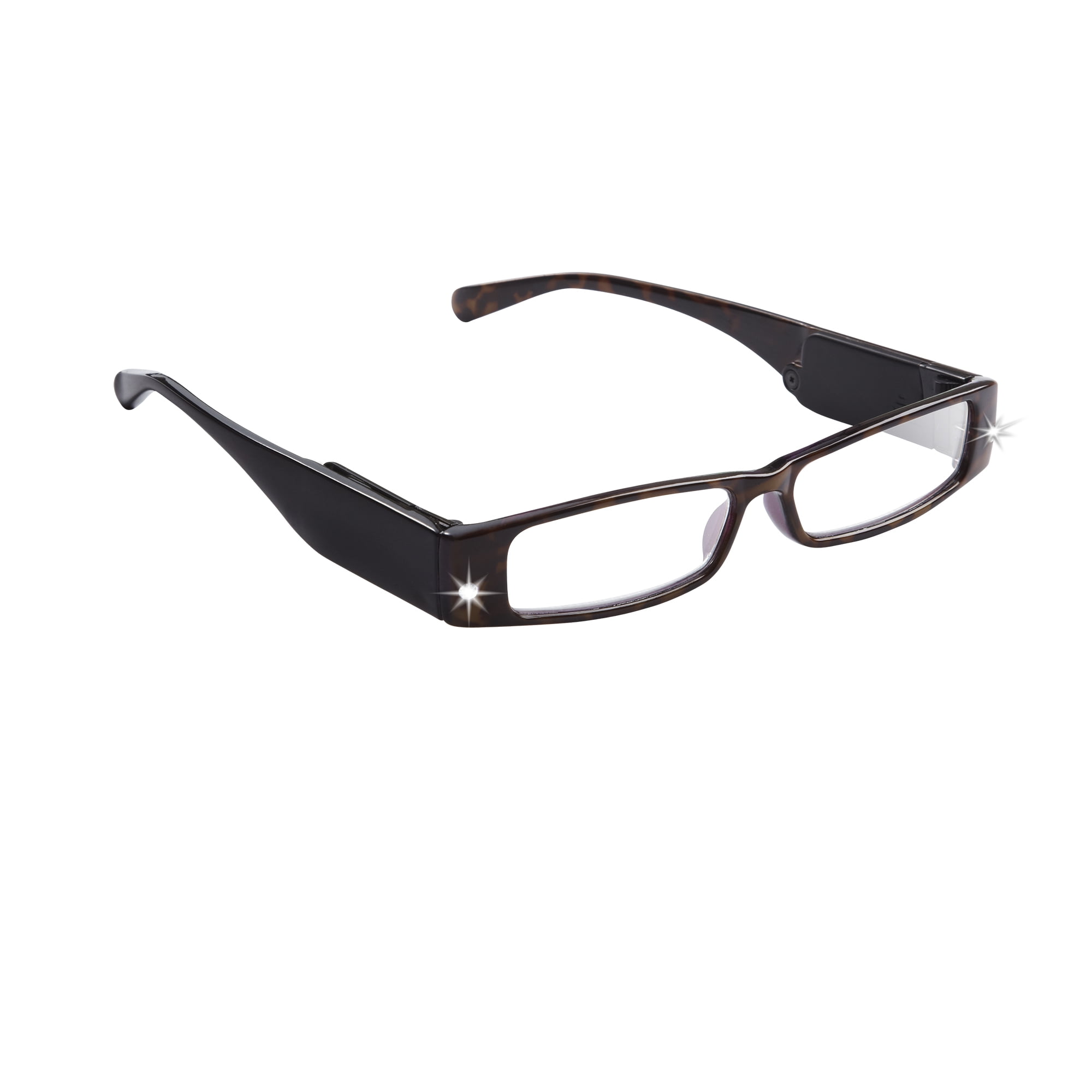 LightSpecs LightPipe Reading Glasses with LED Lights, Upper Talarik +1. ...