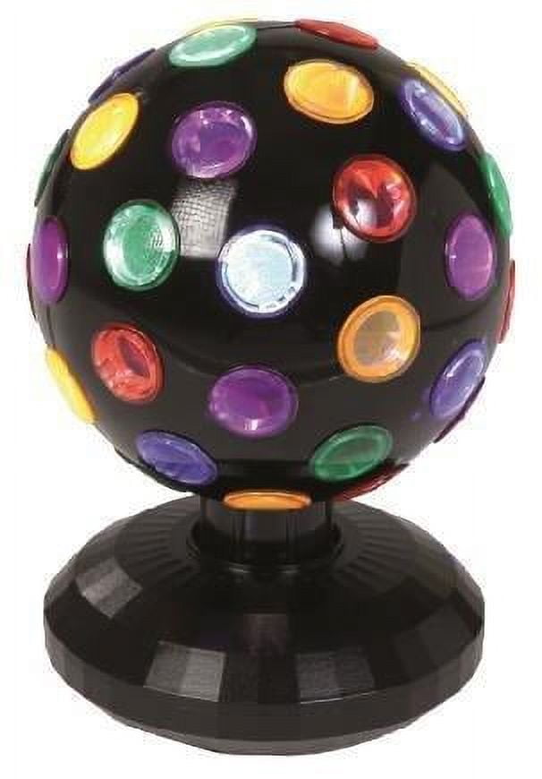 Lightahead® 6 Inch 360 Degree Rotating LED Disco Ball Light (Black ...