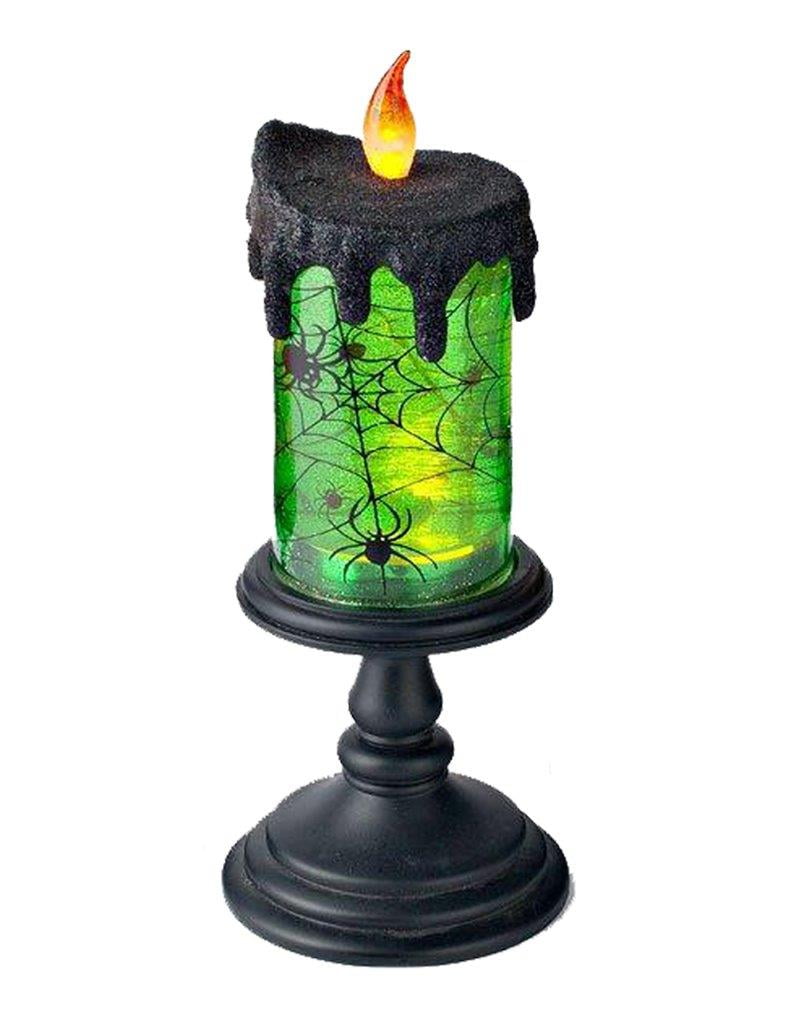 Lightahead® LED flameless Candle with moving patterns Halloween LED ...