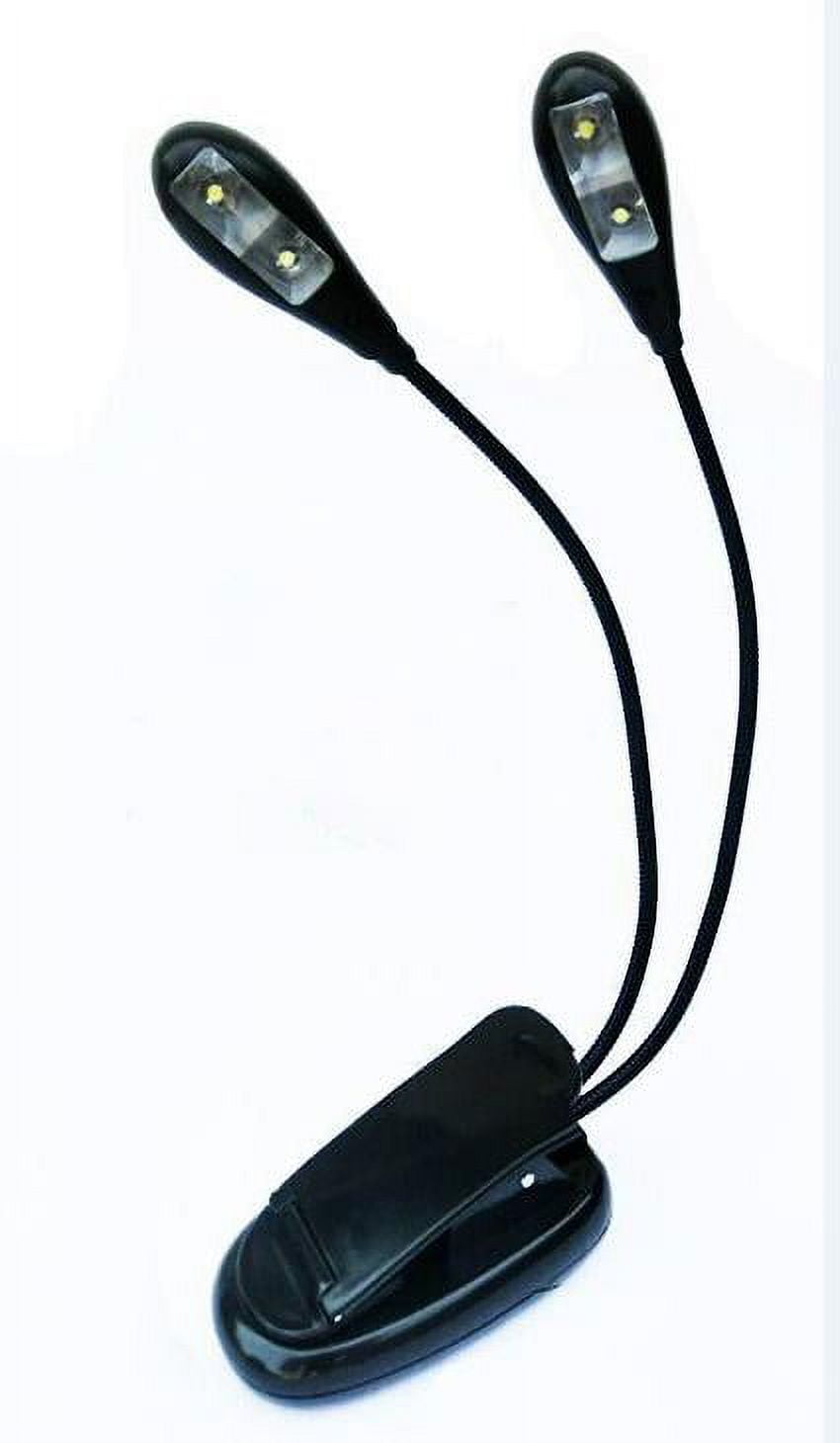 Lightahead Flexible LED Clip On Book Reading Light with 2 Adjustable ...