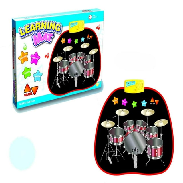 Lightahead Folding Step & Play Jazz Drum Musical Mat with Touch Play ...