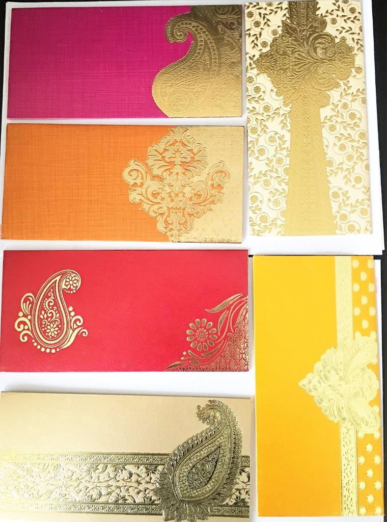 Lightahead GIFT ENVELOPE CARD MONEY HOLDER FANCY PACKET FOR WEDDING ...