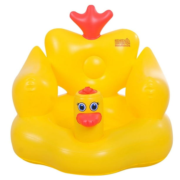 Lightahead Inflatable Chair with Built in Pump for Kids Cute Duck Shape ...