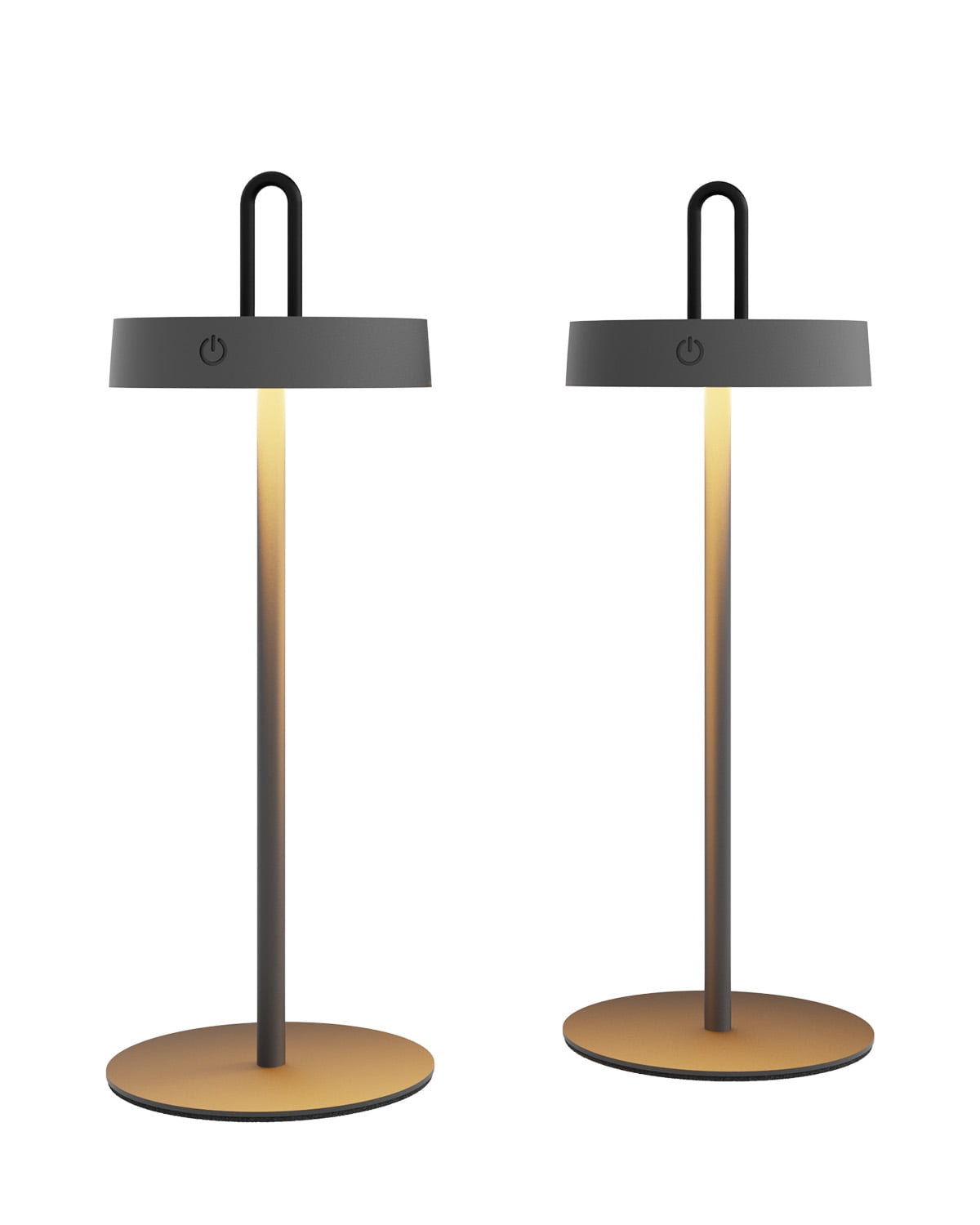 Lightapex 2-Pack Cordless Table Lamps – Portable Rechargeable Bedside ...