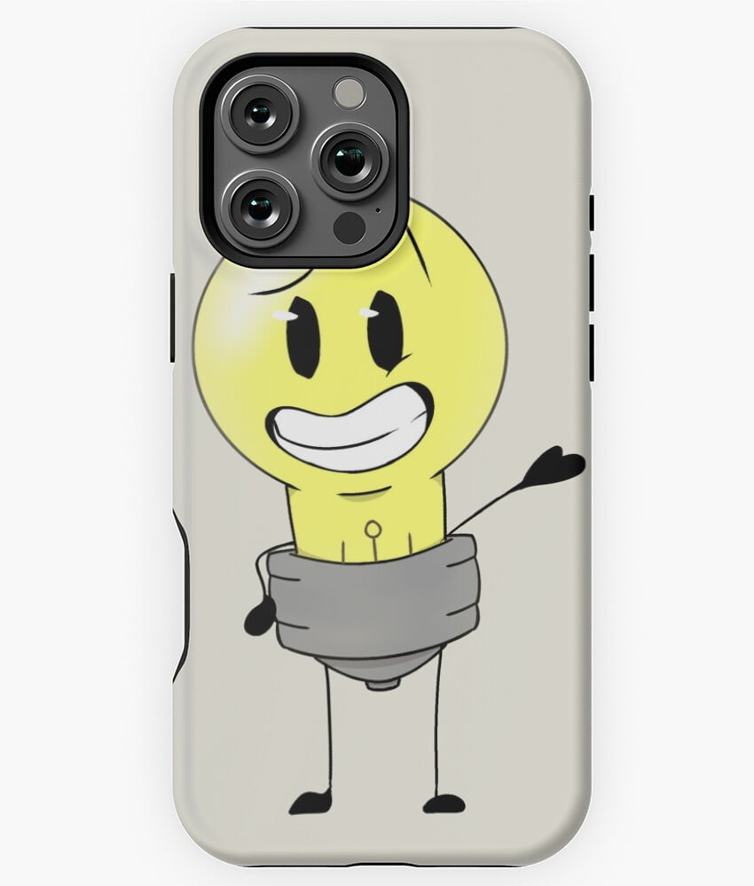 Lightbulb Inanimate Insanity Character Phone Case for iPhone 16 15 14 ...