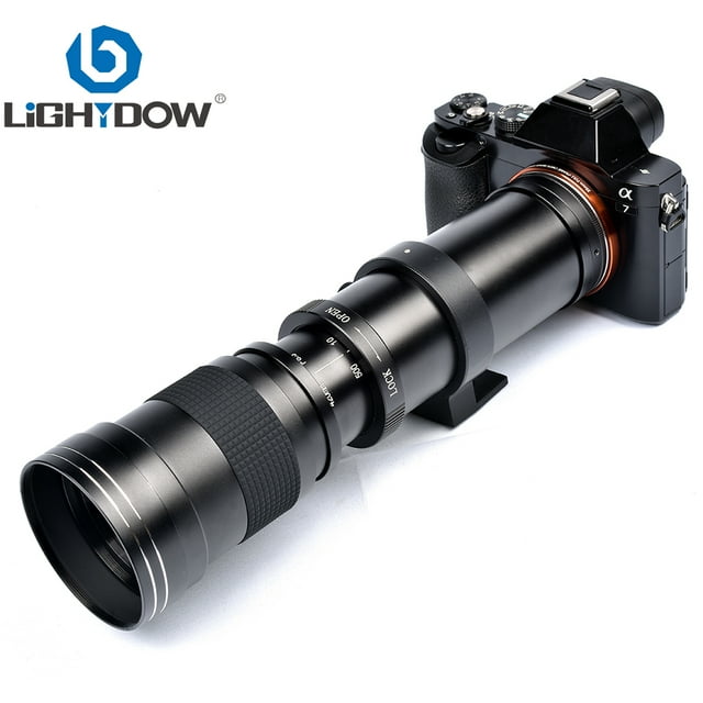 Lightdow Super Telephoto Manual Zoom Lens 420-800mm F8.3-16 With T2 ...