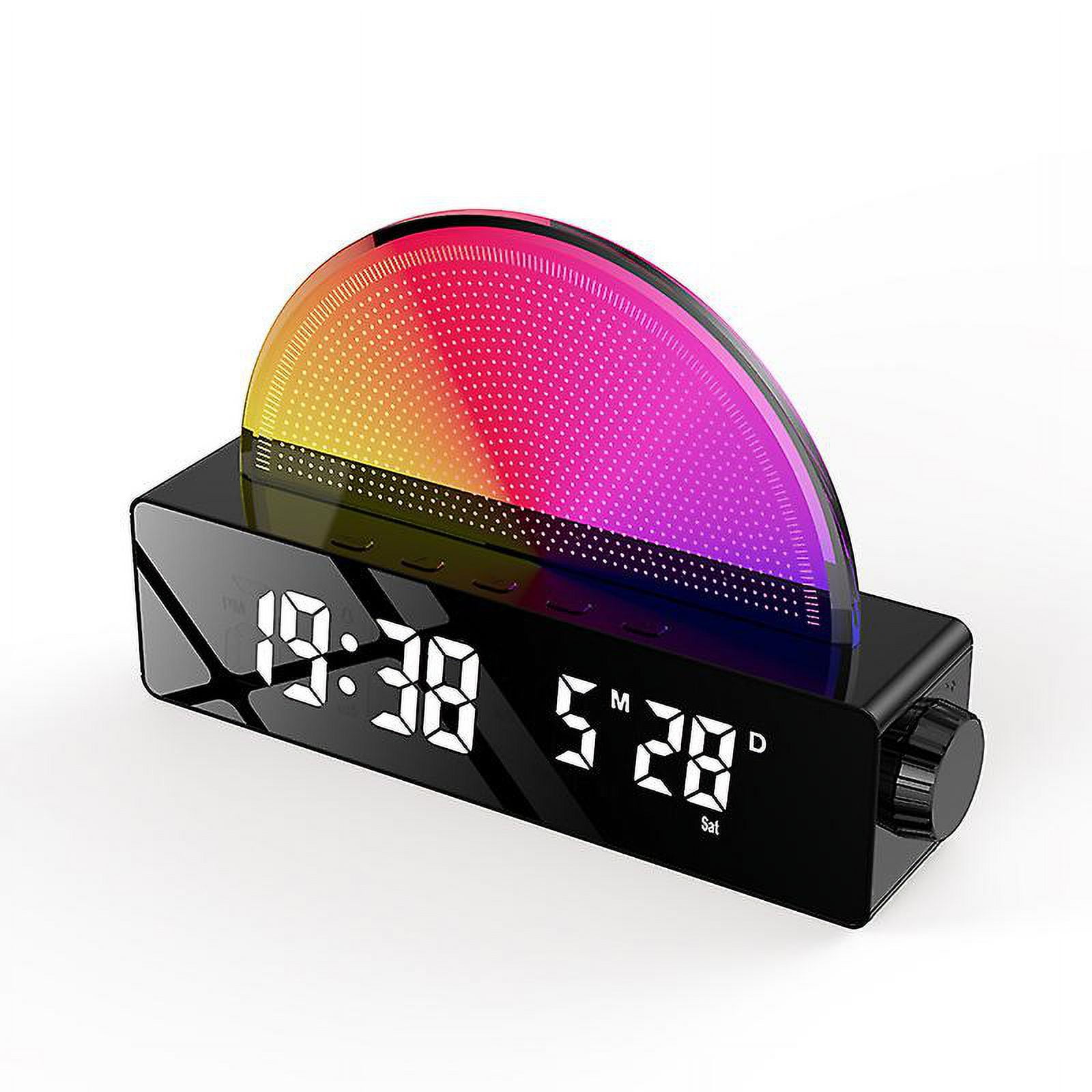 Lighted Alarm Clock, Wake Up Lamp With Sunrise Simulation, Snooze ...