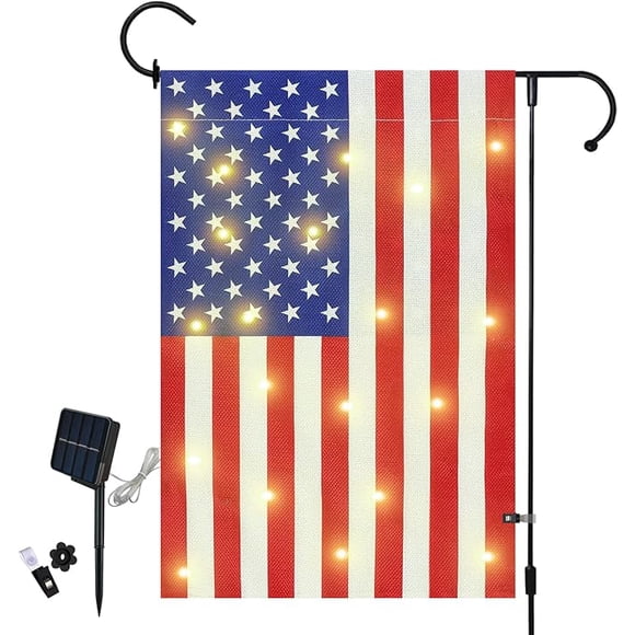 Lighted American Flag