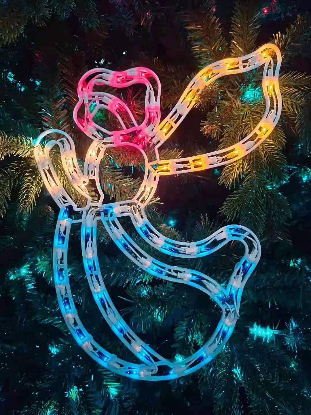 Lighted Angel Christmas Window Silhouette Decoration - Walmart.com