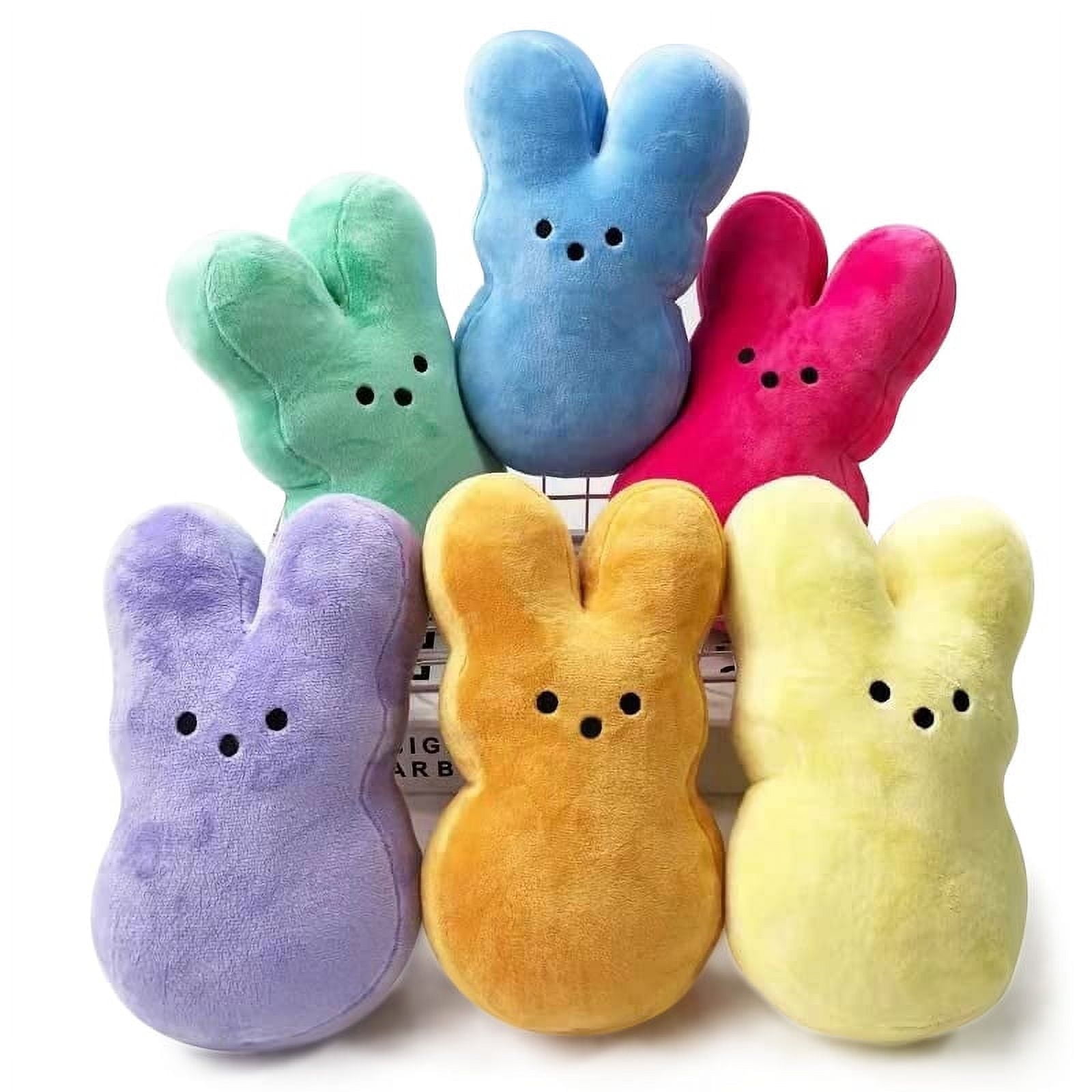 Easter Decor 6 inch Easter Animal Bunny Stuffed Doll Toy 6 Pack, Easter ...