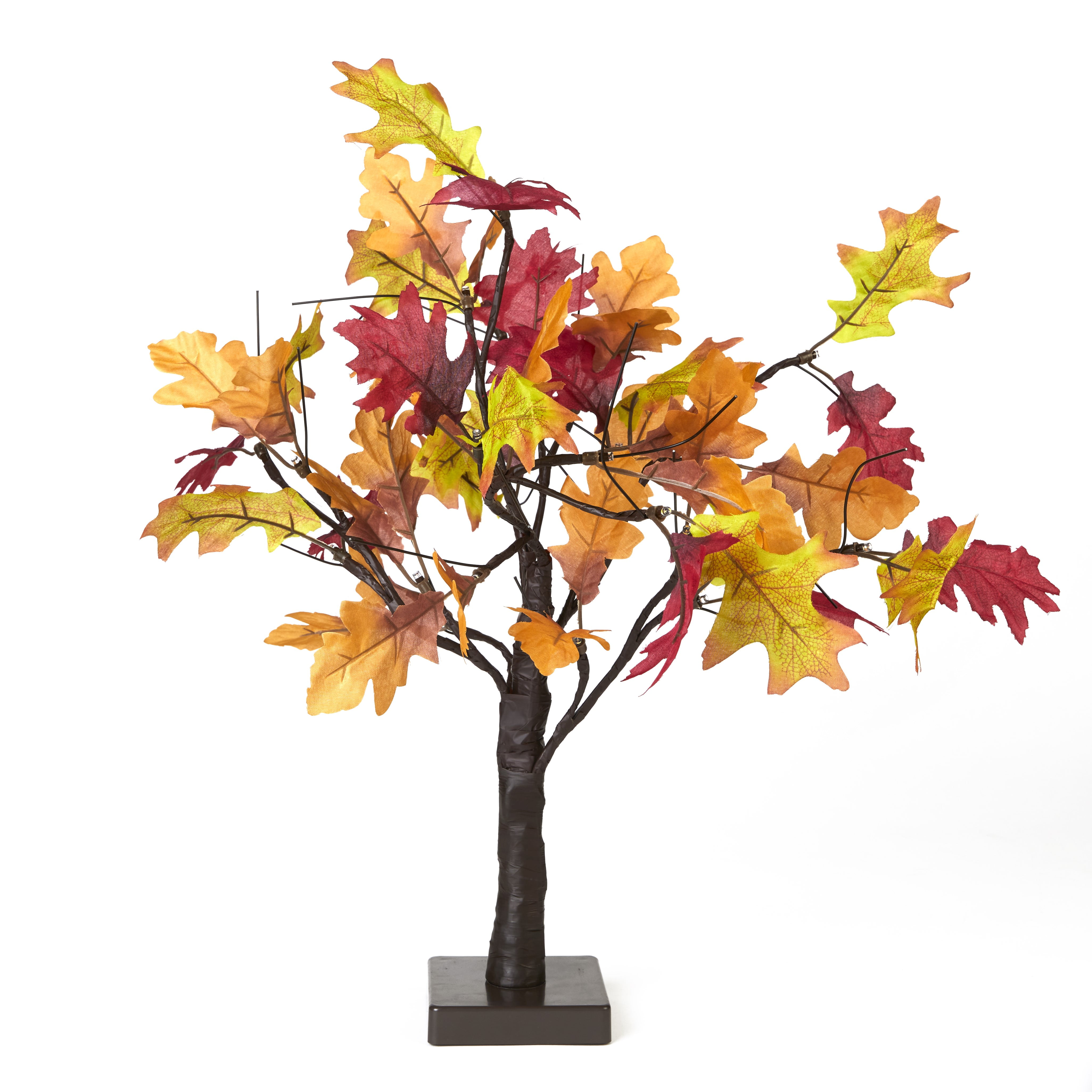 Lighted Autumn Tree - Harvest Décor with Warm LED Lighting - Walmart.com