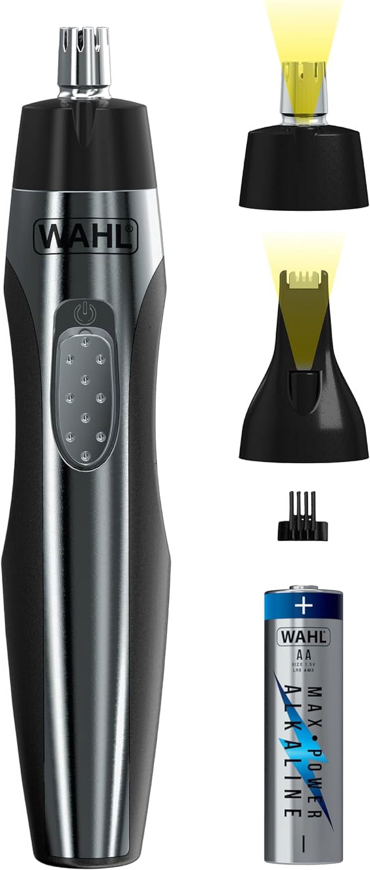 Lighted Battery Nose Hair Trimmer for Men & Women. Painless, Easy to ...