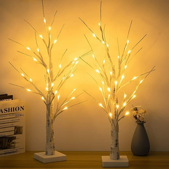 Lighted Indoor Trees