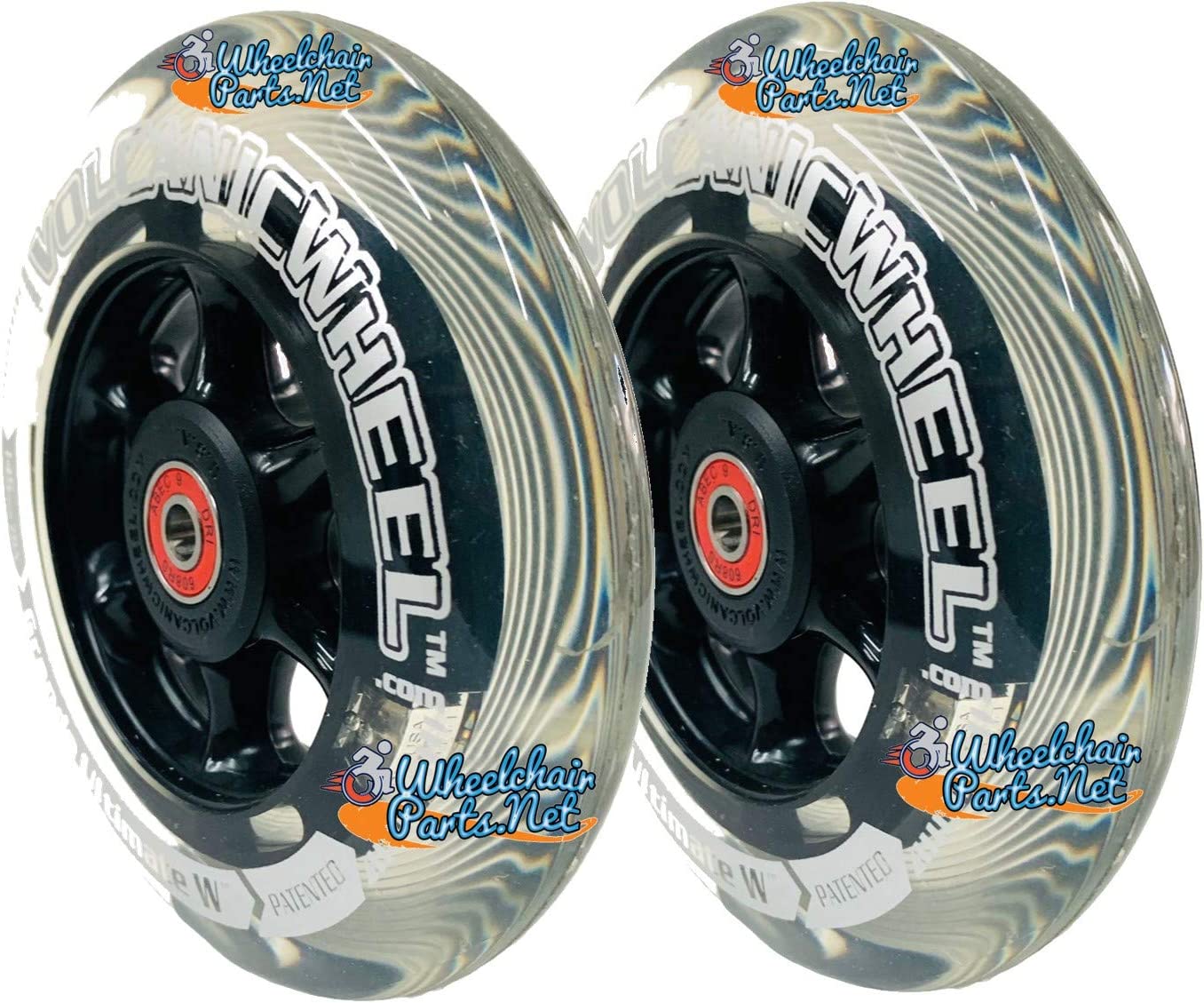 Lighted Caster Wheels in 3", 4", 5" and 6" size with 1" Hub and 5/16 ...