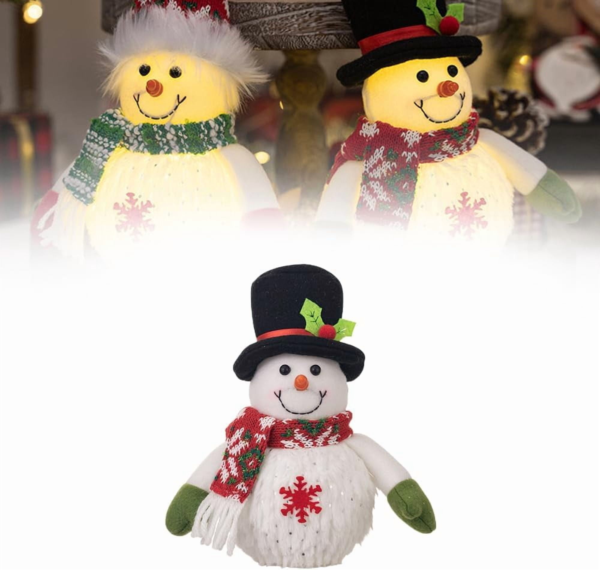 Lighted Christmas Elves Plush, 12 Inch Elf Ornament for Tabletop Home ...