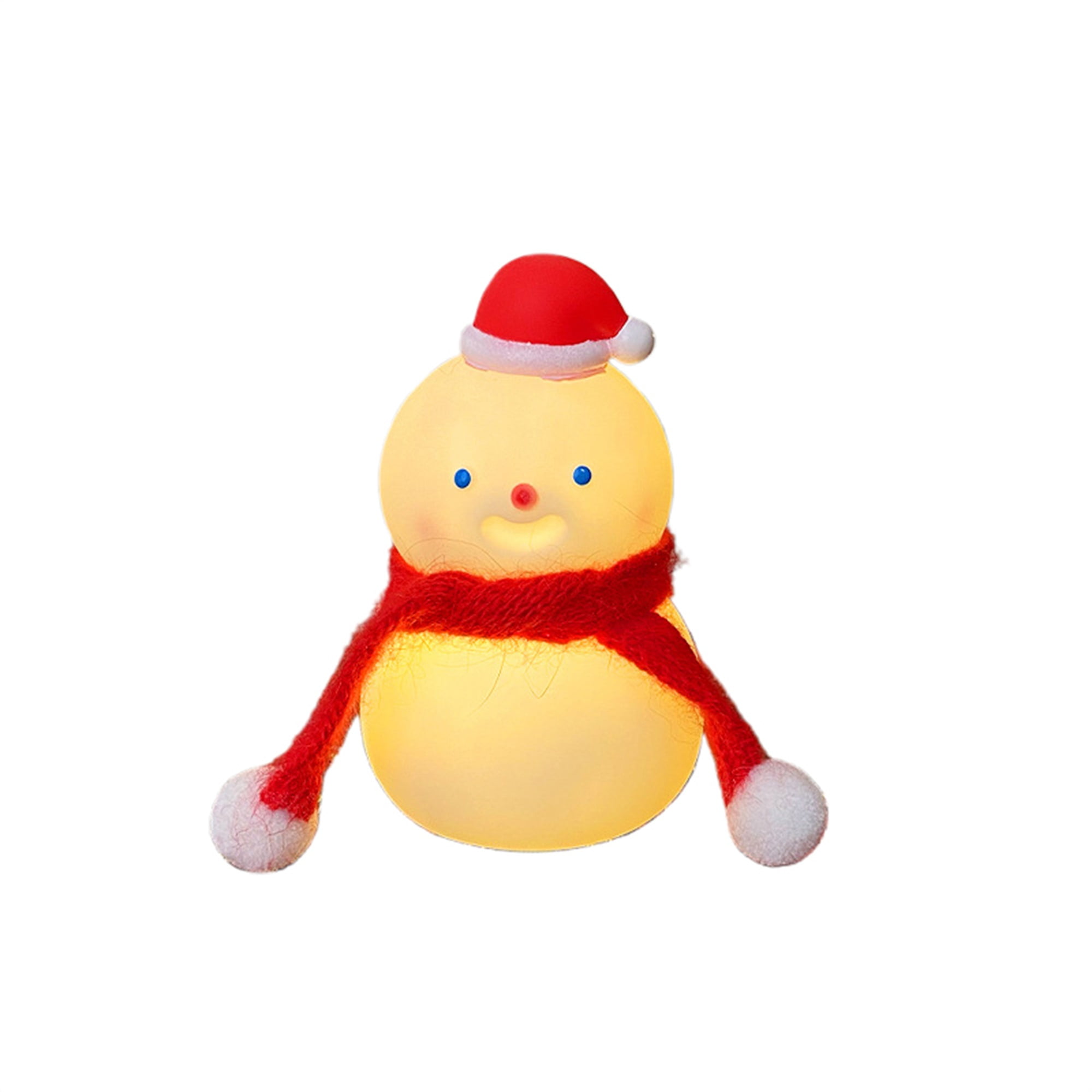 Lighted Christmas Snowman Lights Decorations Pre-lit Snowman LED Night ...