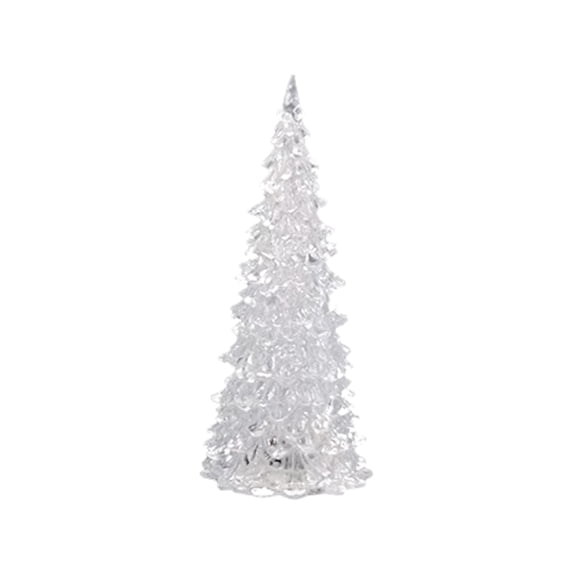 Lighted Christmas Tree, Colorful LED Acrylic Night Light Christmas ...