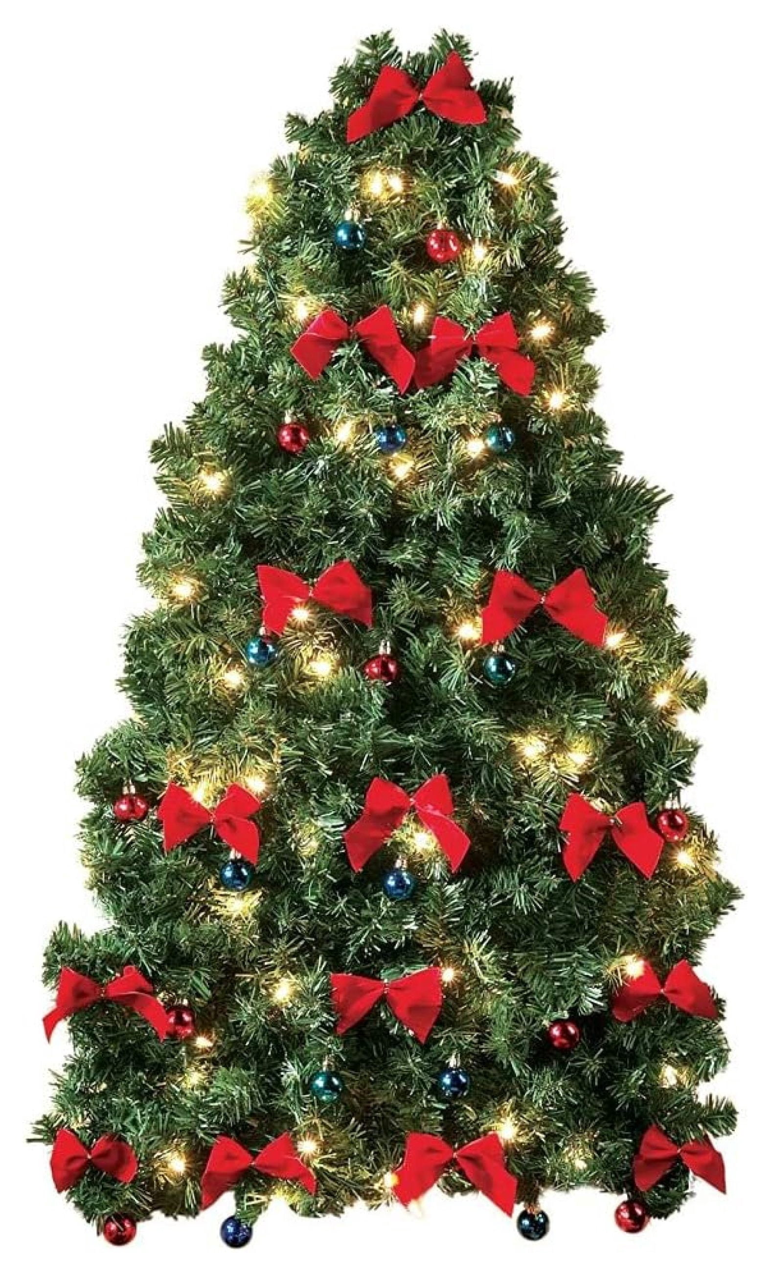 Lighted Christmas Wall Tree - Walmart.com