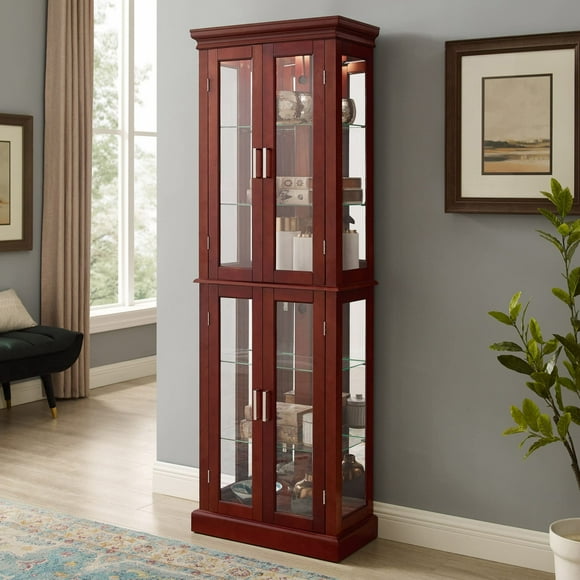 Curio Cabinets with Glass Doors