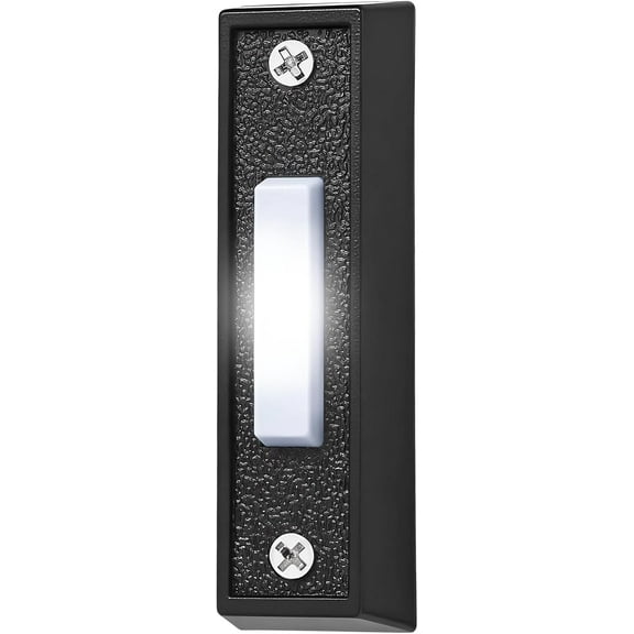 Metal Doorbell Push Button, Heavy Duty Metal Door Bell Wired Button LED ...