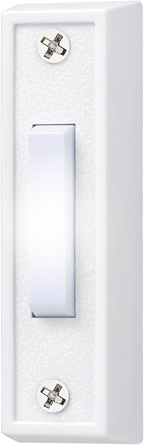 Lighted Doorbell Button, Wall Mounted Doorbell Switch with LED Light ...