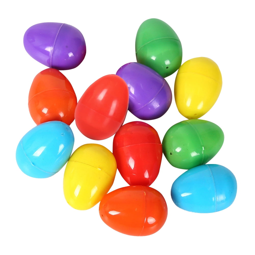 Easter Eggs Bulk - 2.55Inches Large Empty Plastic Easter Eggs Bulk ...