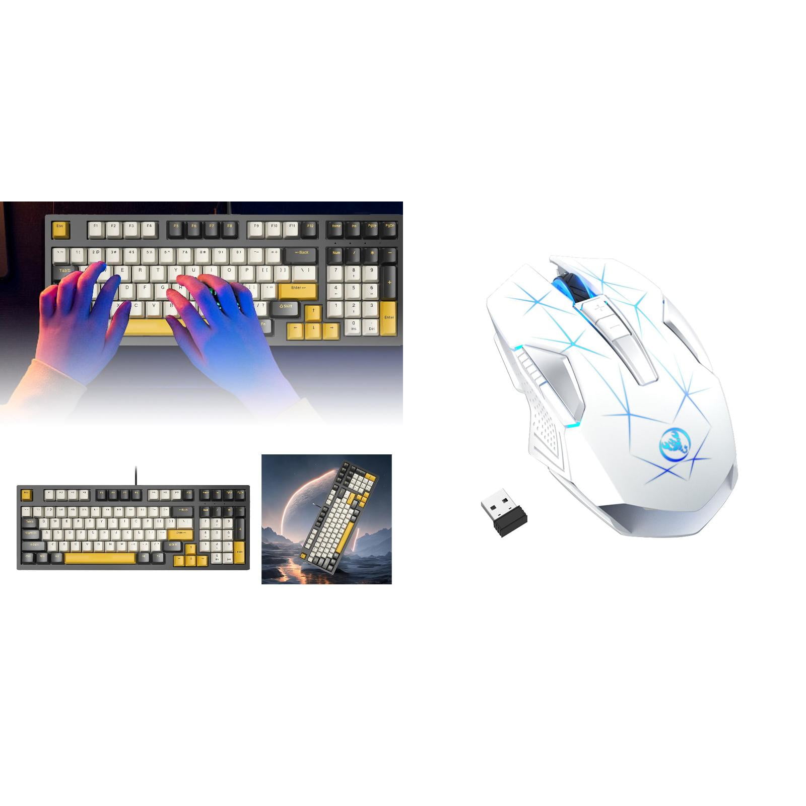 Lighted Keyboard For Pc Optical Sensor With Advanced Features Pc ...
