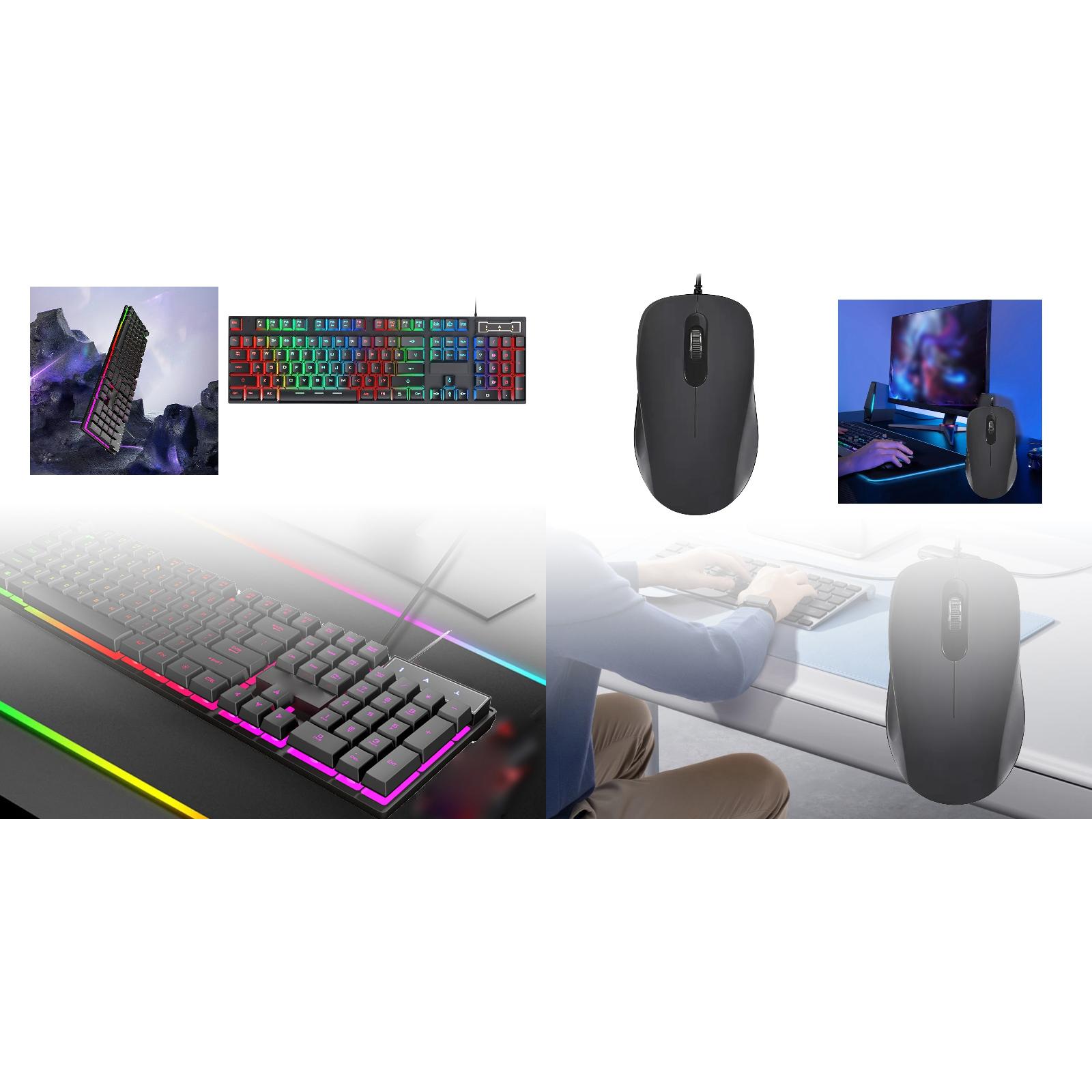 Lighted Keyboard Rechargeable For Pc Laptop, Compatible Glowing Wired ...