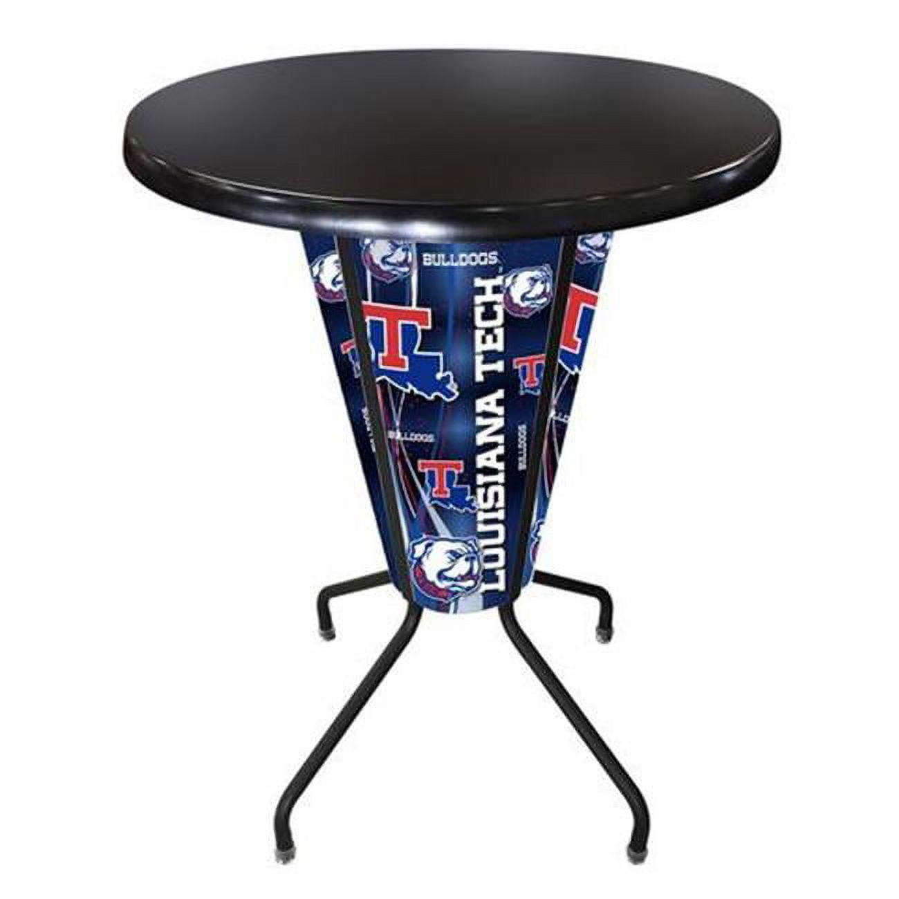 Lighted Louisiana Tech Pub Table - Black - Walmart.com