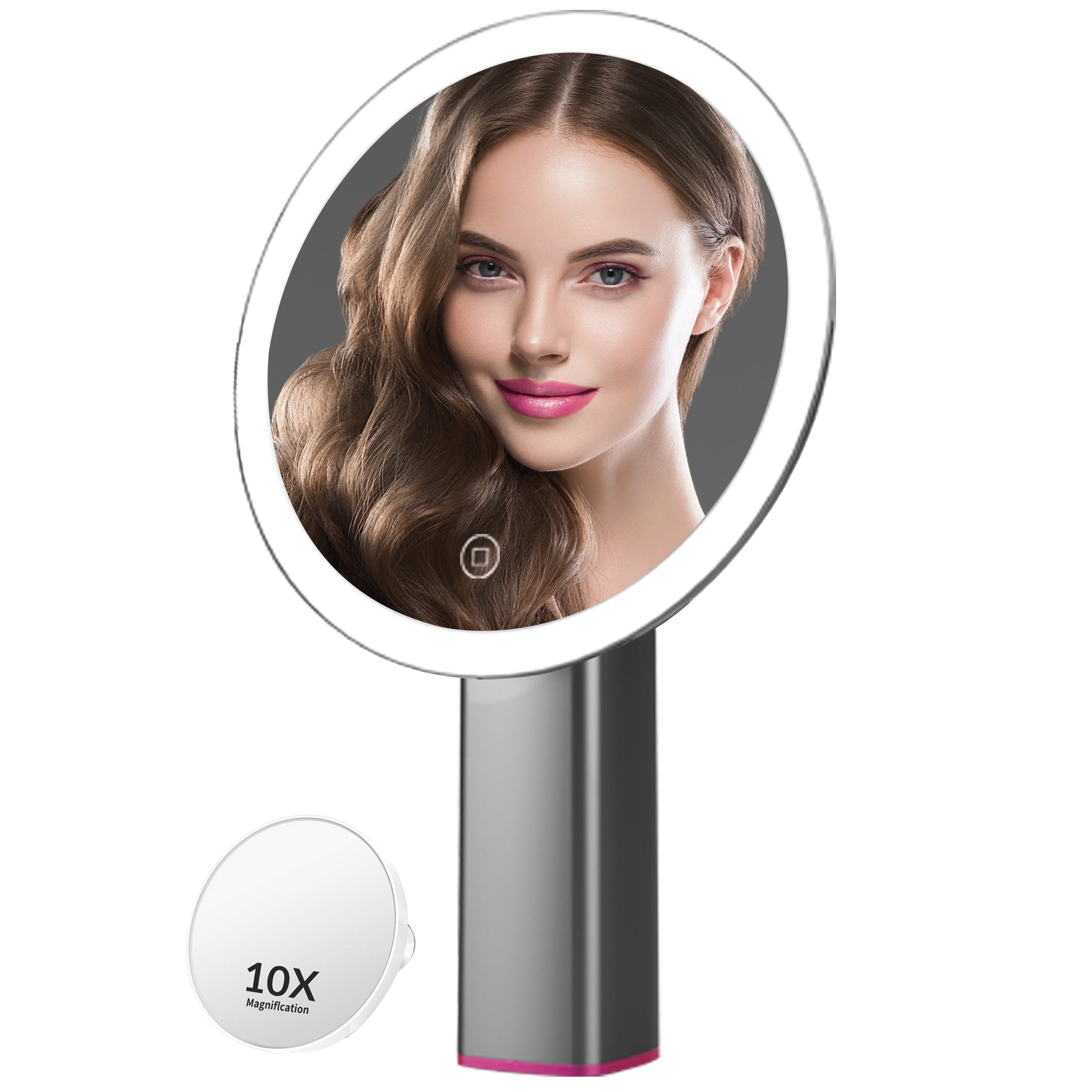 Lighted Makeup Mirror with Led Lights&10X Magnifying,SGUTEN Small 3 ...