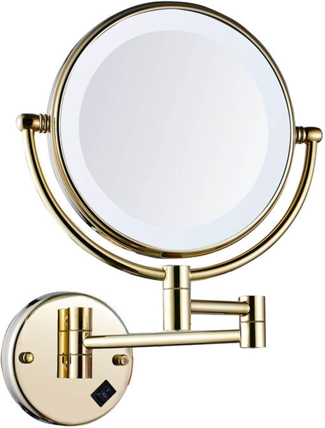 Lighted Makeup Mirror Wall Mounted, Cosmetic Mirror with Light, 3X ...