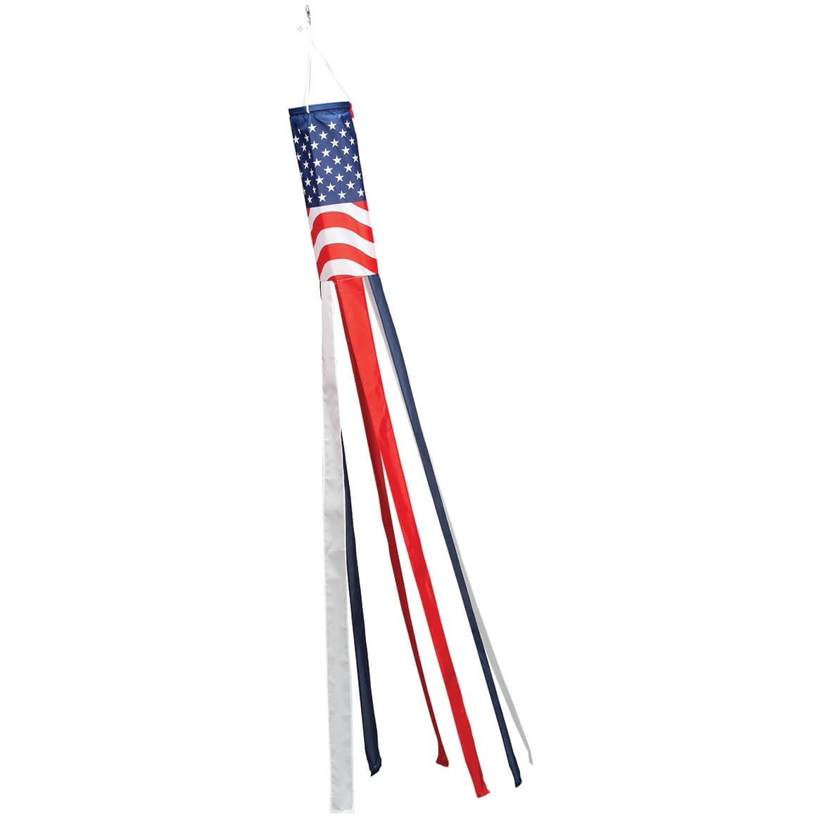 Lighted Patriotic Windsock, Crafted With Durable Polyester and Plastic ...